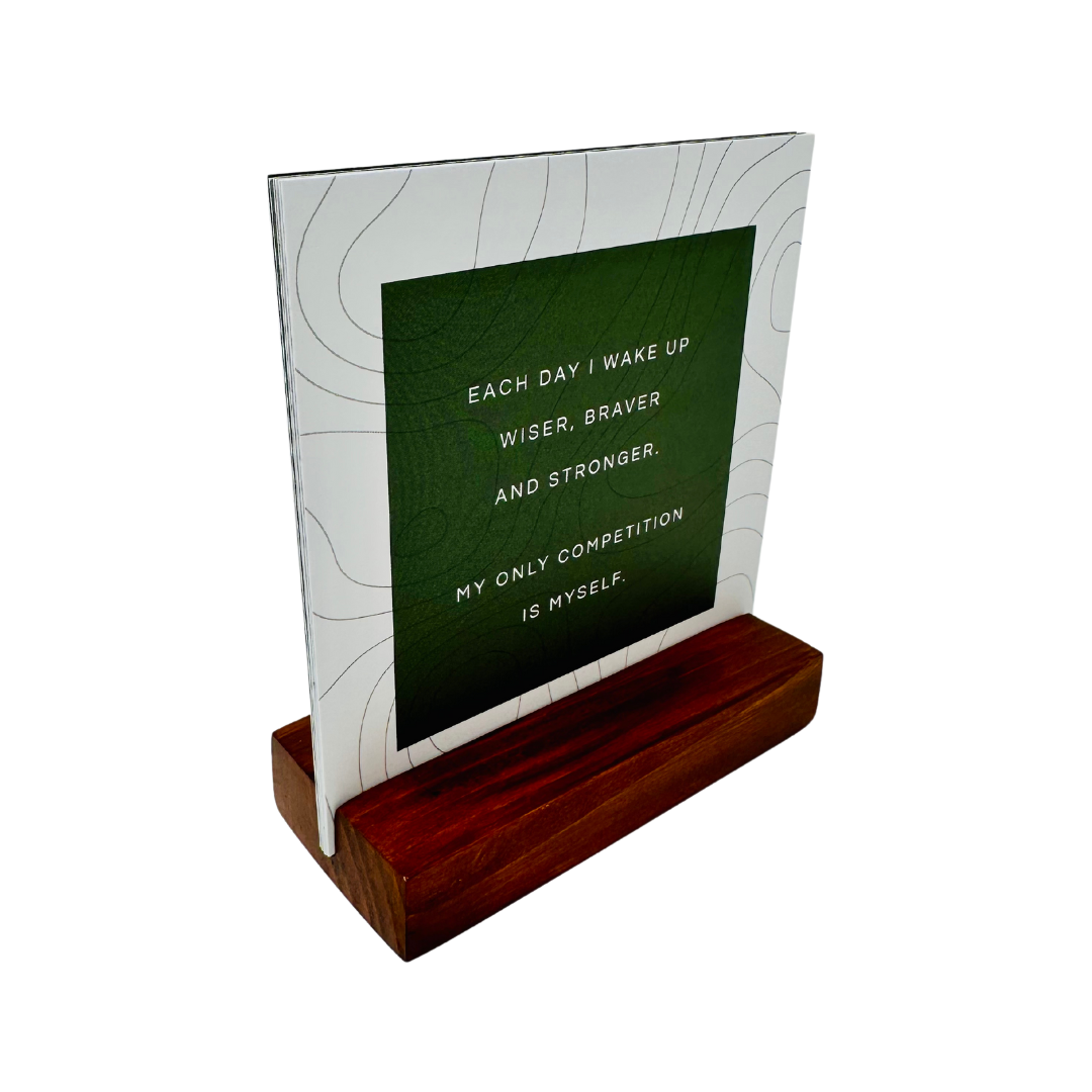 Positive Affirmation Cards With Wooden Stand – Me To You Box
